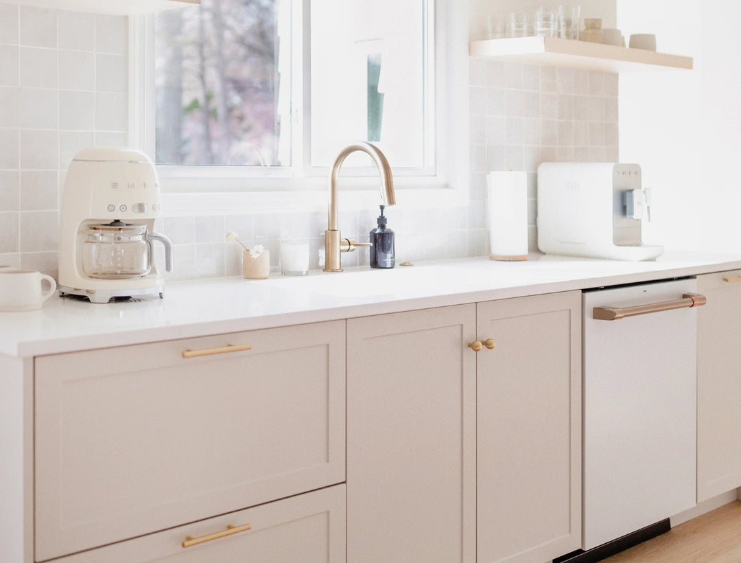 A Neutral Lover's Kitchen | Stone Shaker | Semihandmade