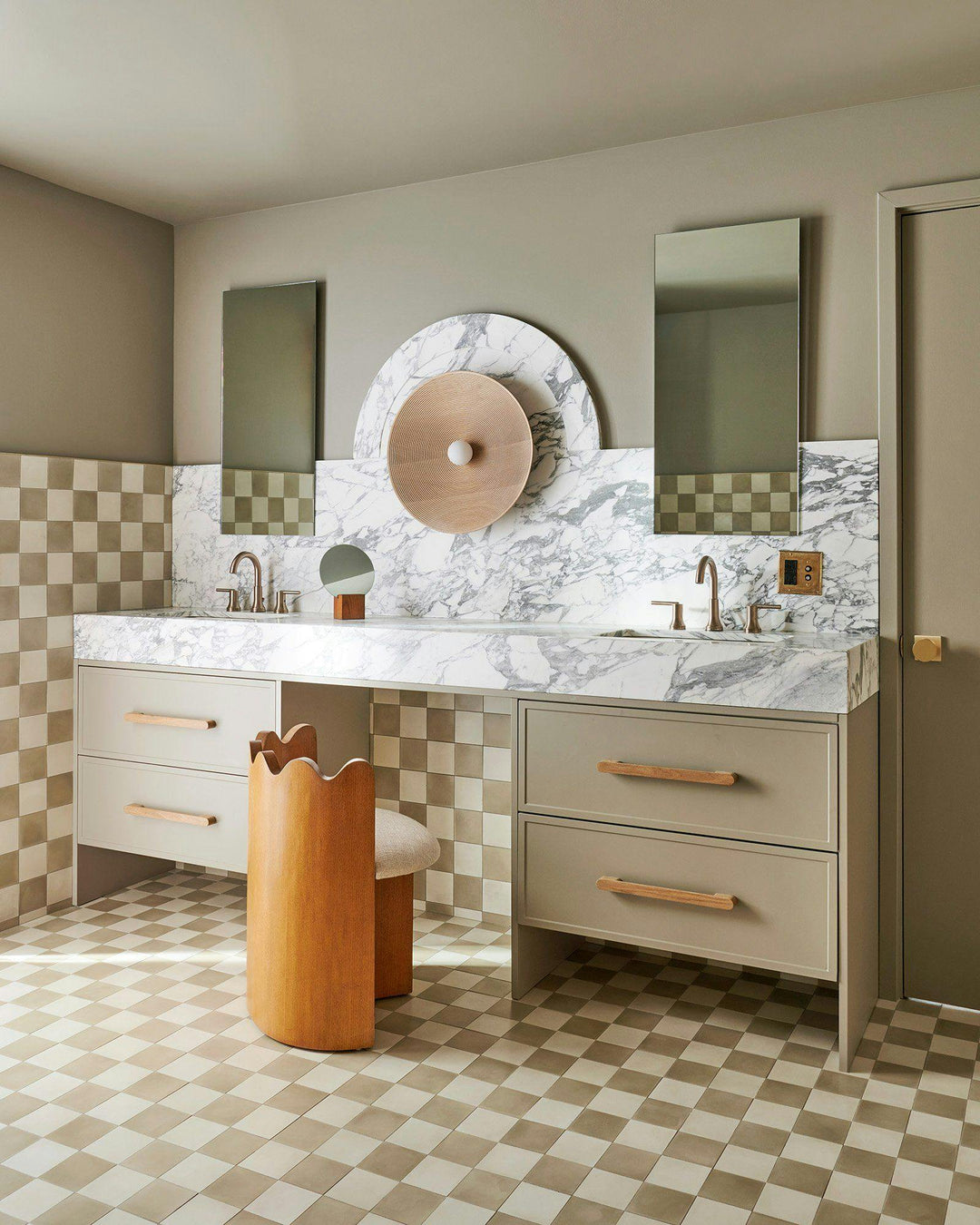 Bold Patterns, Sleek Lines: A Stunning Bathroom Makeover – Semihandmade