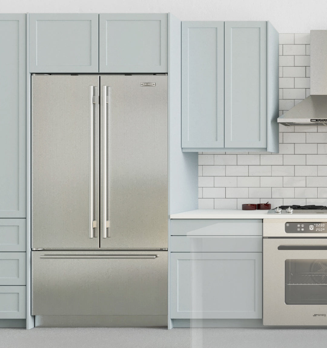 Agave (Light Blue) Shaker Cabinet Doors | Semihandmade