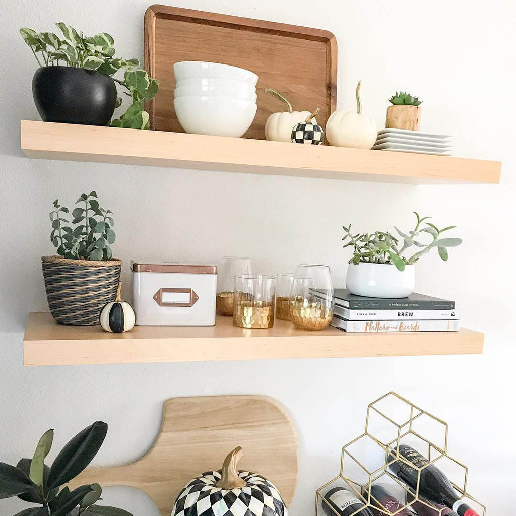 Floating Wall Shelves | Shelving that delivers a custom look – Semihandmade